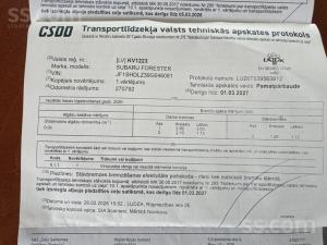 Зеленый Субару Форестер 2009 в Талси, объемом двигателя 2.00 л и пробегом 272 тыс. км за 3795 €, фото 19 на AUTOMOTO.COM.LV