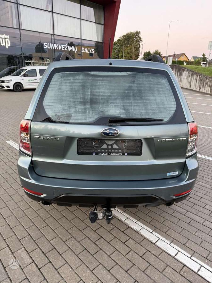 Green Subaru Forester 2009 in Utena, with an engine capacity of 1.99 L and mileage of 205 thousand km for 6500 €, photo 21 on AUTOMOTO.COM.LV