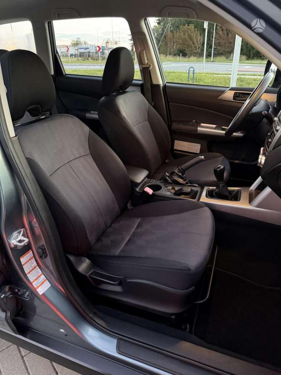 Green Subaru Forester 2009 in Utena, with an engine capacity of 1.99 L and mileage of 205 thousand km for 6500 €, photo 28 on AUTOMOTO.COM.LV