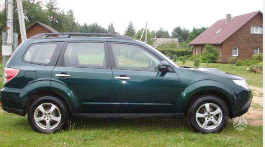 Green Subaru Forester 2012 in Vilnius, with an engine capacity of 2.00 L and mileage of 185 thousand km for 2000 €, photo 5 on AUTOMOTO.COM.LV