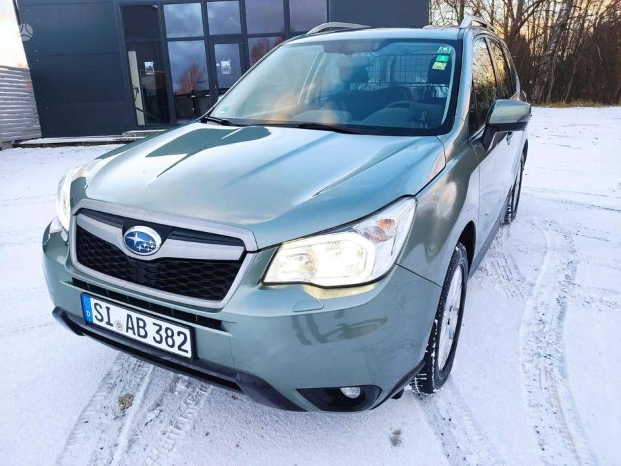 Zaļš Subaru Forester 2016 Utena, ar dzinēja tilpumu 2.00 L un nobraukumu 219 tūkst. km par 7450 €, foto 6 vietnē AUTOMOTO.COM.LV