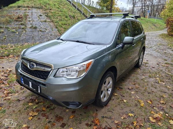 Green Subaru Forester 2016 in Klaipeda, with an engine capacity of 2.50 L and mileage of 152 thousand km for 7999 €, photo 2 on AUTOMOTO.COM.LV