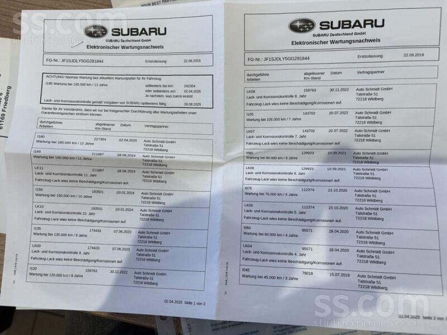Zaļš Subaru Forester 2016 Rīga, ar dzinēja tilpumu 2.00 L un nobraukumu 248 tūkst. km par 11500 €, foto 26 vietnē AUTOMOTO.COM.LV