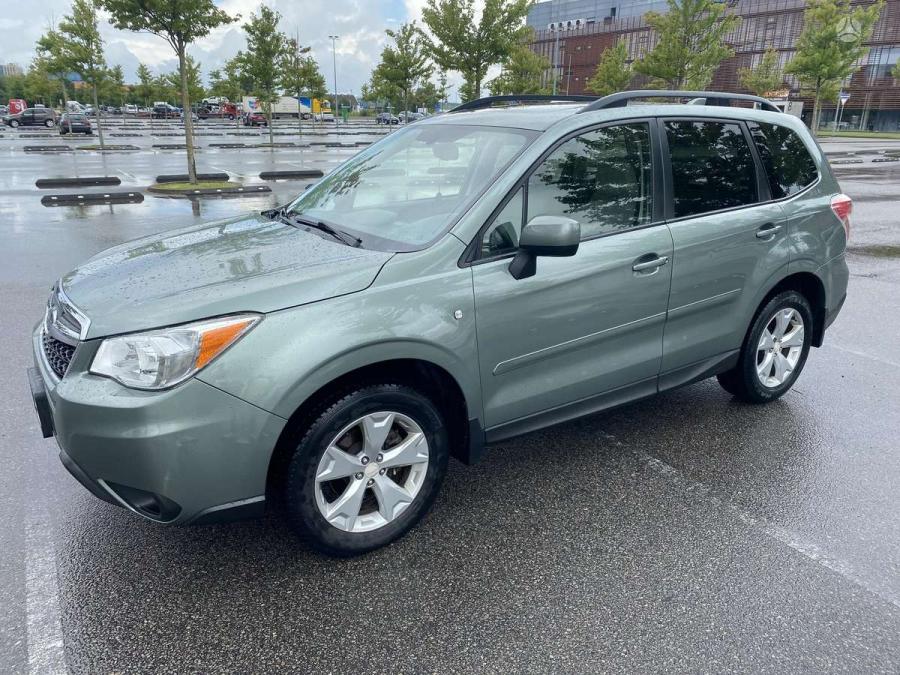 Green Subaru Forester 2016 in Klaipeda, with an engine capacity of 2.50 L and mileage of 139 thousand km for 9500 €, photo 9 on AUTOMOTO.COM.LV