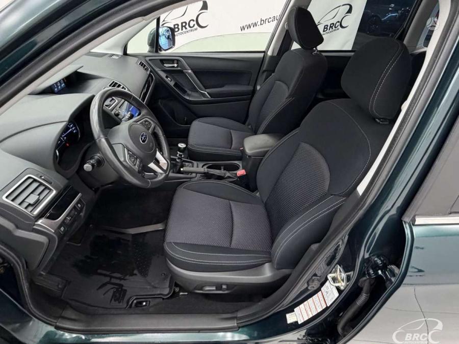 Green Subaru Forester 2017 in Vilnius, with an engine capacity of 2.00 L and mileage of 95 thousand km for 9900 €, photo 23 on AUTOMOTO.COM.LV