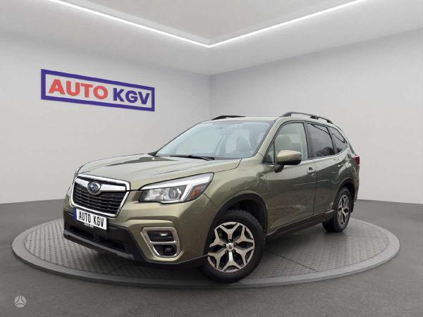 Green Subaru Forester 2020 in Kaunas, with an engine capacity of 2.50 L and mileage of 65 thousand km for 16499 €, photo 1 on AUTOMOTO.COM.LV