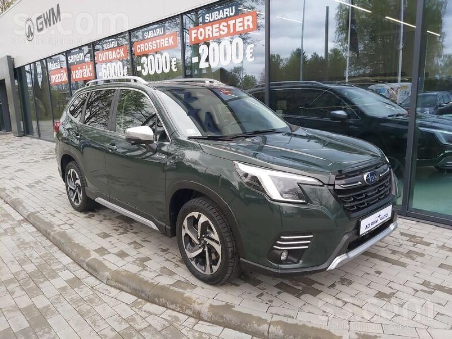 Green Subaru Forester 2022 in Riga, with an engine capacity of 2.00 L and mileage of 94 thousand km for 26800 €, photo 4 on AUTOMOTO.COM.LV