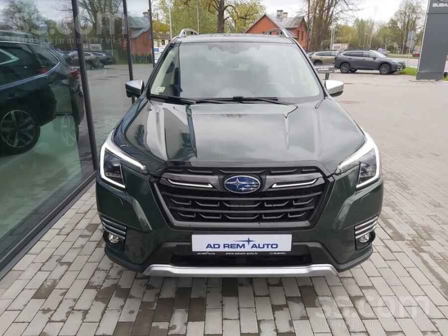Green Subaru Forester 2022 in Riga, with an engine capacity of 2.00 L and mileage of 94 thousand km for 26800 €, photo 8 on AUTOMOTO.COM.LV