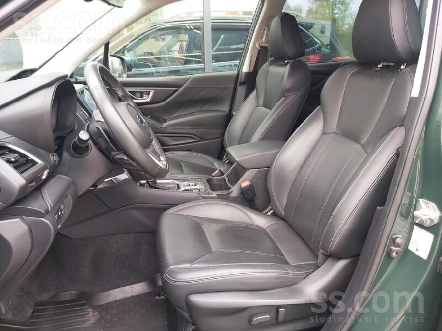 Green Subaru Forester 2022 in Riga, with an engine capacity of 2.00 L and mileage of 94 thousand km for 26800 €, photo 12 on AUTOMOTO.COM.LV