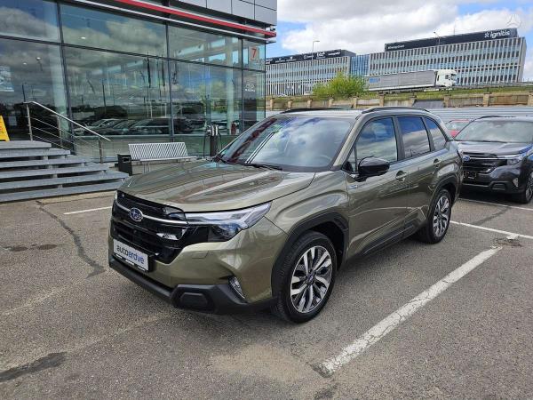 Green Subaru Forester 2025 in Vilnius, with an engine capacity of 2.00 L and mileage of 25 thousand km for 36890 €, photo 1 on AUTOMOTO.COM.LV