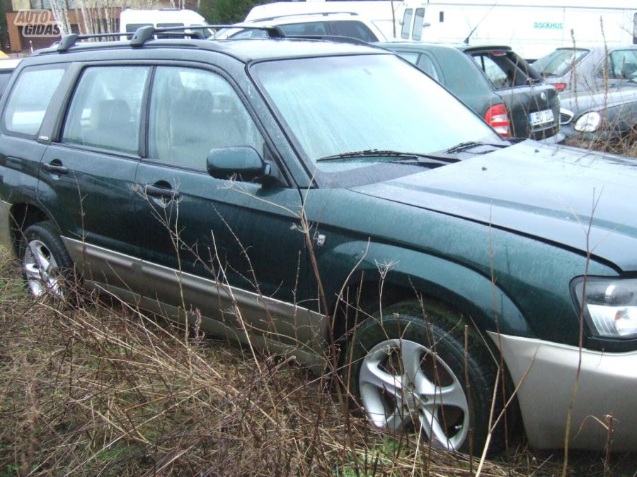 Zaļš Subaru Forester 2005 Klaipėda, ar dzinēja tilpumu 2.50 L un nobraukumu 0 tūkst. km par 2250 €, foto 1 vietnē AUTOMOTO.COM.LV