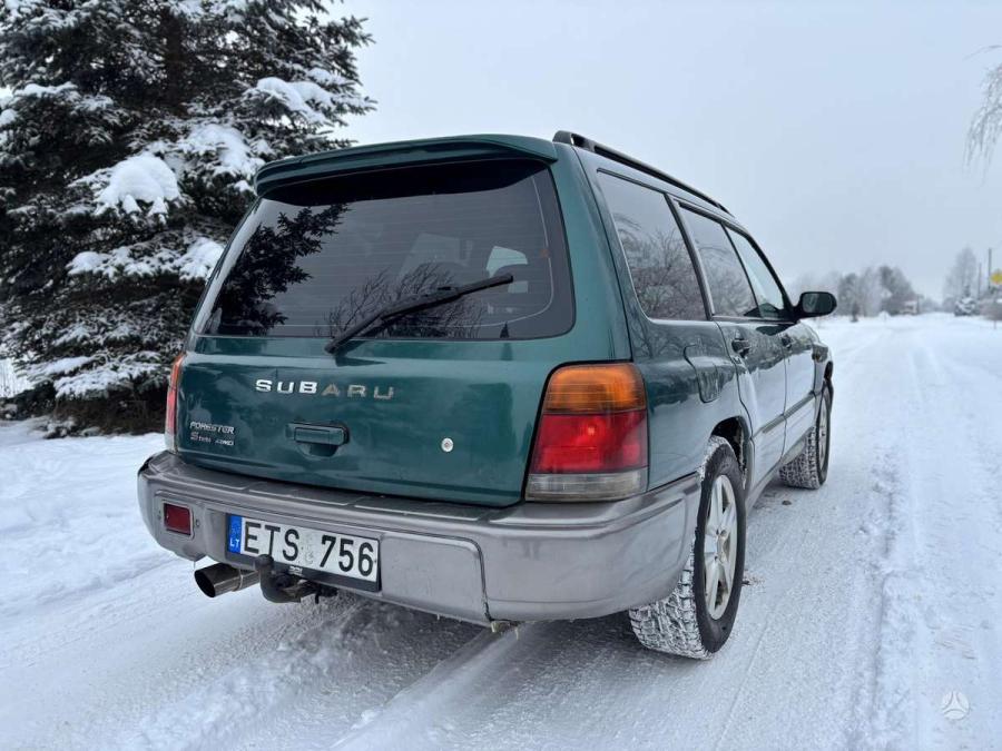 Zaļš Subaru Forester 1999 Mažeikiai, ar dzinēja tilpumu 2.00 L un nobraukumu 243 tūkst. km par 2150 €, foto 10 vietnē AUTOMOTO.COM.LV