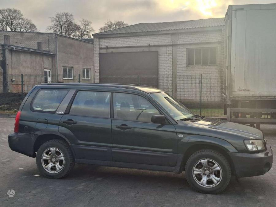 Zaļš Subaru Forester 2004 Šilutė, ar dzinēja tilpumu 2.00 L un nobraukumu 340 tūkst. km par 2350 €, foto 8 vietnē AUTOMOTO.COM.LV