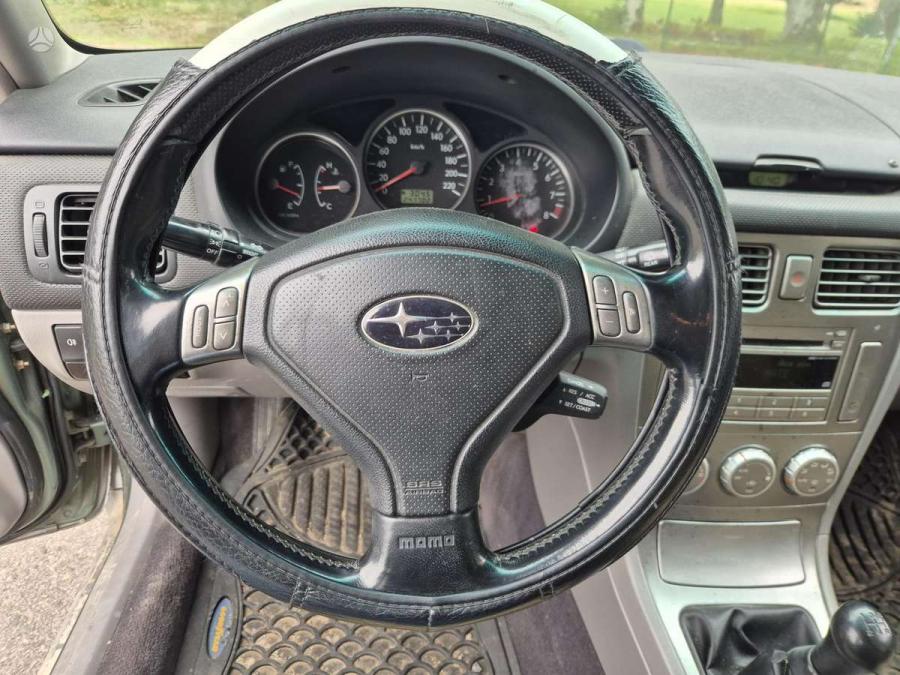 Green Subaru Forester 2005 in Taurage, with an engine capacity of 2.00 L and mileage of 247 thousand km for 1900 €, photo 16 on AUTOMOTO.COM.LV