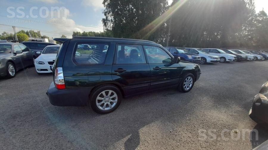 Green Subaru Forester 2007 in Riga, with an engine capacity of 2.00 L and mileage of 130 thousand km for 3850 €, photo 13 on AUTOMOTO.COM.LV