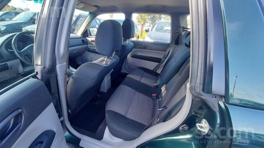 Green Subaru Forester 2007 in Riga, with an engine capacity of 2.00 L and mileage of 130 thousand km for 3850 €, photo 20 on AUTOMOTO.COM.LV