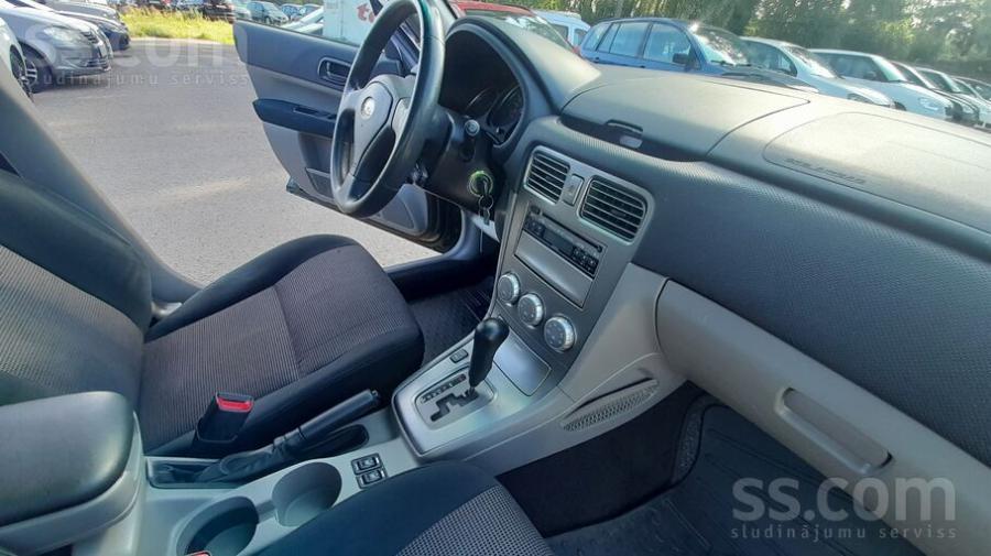 Green Subaru Forester 2007 in Riga, with an engine capacity of 2.00 L and mileage of 130 thousand km for 3850 €, photo 26 on AUTOMOTO.COM.LV