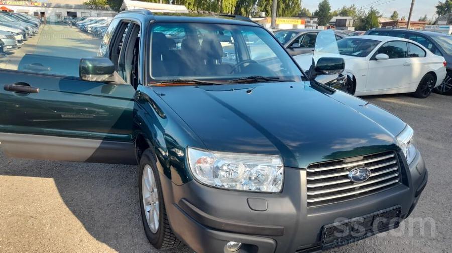 Green Subaru Forester 2007 in Riga, with an engine capacity of 2.00 L and mileage of 130 thousand km for 3850 €, photo 34 on AUTOMOTO.COM.LV