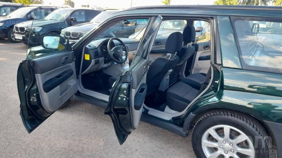 Green Subaru Forester 2007 in Riga, with an engine capacity of 2.00 L and mileage of 130 thousand km for 3850 €, photo 36 on AUTOMOTO.COM.LV