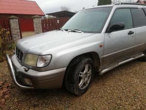 Grey Subaru Forester 2001 in Rokiskis, with an engine capacity of 1.99 L and mileage of 233 thousand km for 1750 €, photo 29 on AUTOMOTO.COM.LV