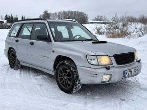 Pelēks Subaru Forester 2002 Viļņa, ar dzinēja tilpumu 1.99 L un nobraukumu 274 tūkst. km par 1650 €, foto 5 vietnē AUTOMOTO.COM.LV