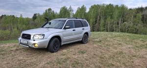 Grey Subaru Forester 2004 in Panevezys, with an engine capacity of 2.00 L and mileage of 267 thousand km for 2800 €, photo 3 on AUTOMOTO.COM.LV