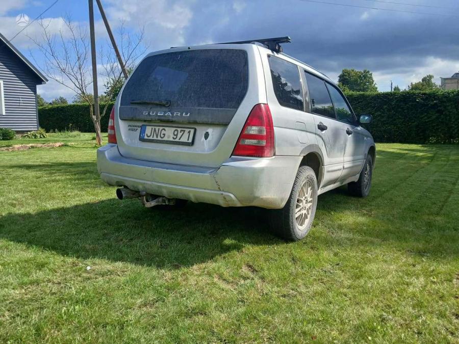 Pelēks Subaru Forester 2004 Anykščiai, ar dzinēja tilpumu 2.46 L un nobraukumu 375 tūkst. km par 4300 €, foto 8 vietnē AUTOMOTO.COM.LV