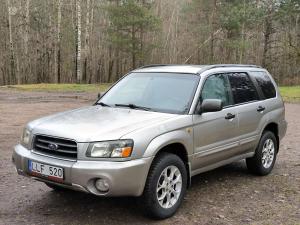 Grey Subaru Forester 2005 in Vilnius, with an engine capacity of 2.50 L and mileage of 186 thousand km for 2000 €, photo 2 on AUTOMOTO.COM.LV