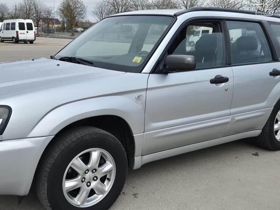 Pelēks Subaru Forester 2005 Šauļi, ar dzinēja tilpumu 2.00 L un nobraukumu 20 tūkst. km par 3550 €, foto 7 vietnē AUTOMOTO.COM.LV