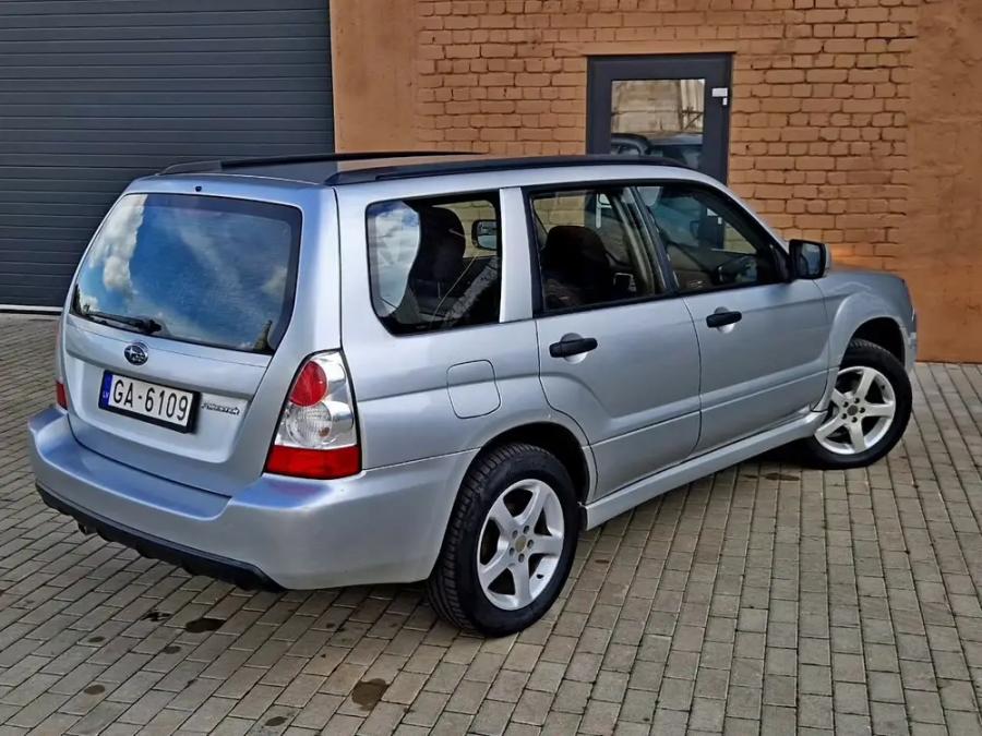 Grey Subaru Forester 2006 in Riga, with an engine capacity of 2.00 L and mileage of 79 thousand km for 4290 €, photo 22 on AUTOMOTO.COM.LV