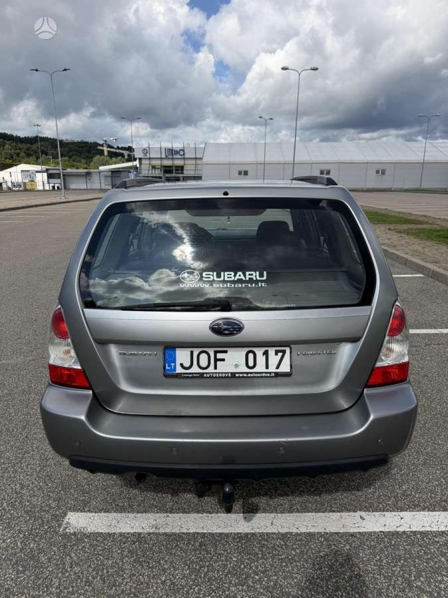 Grey Subaru Forester 2006 in Vilnius, with an engine capacity of 1.99 L and mileage of 244 thousand km for 3500 €, photo 10 on AUTOMOTO.COM.LV