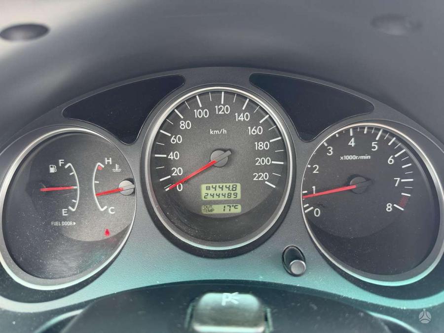 Grey Subaru Forester 2006 in Vilnius, with an engine capacity of 1.99 L and mileage of 244 thousand km for 3500 €, photo 12 on AUTOMOTO.COM.LV