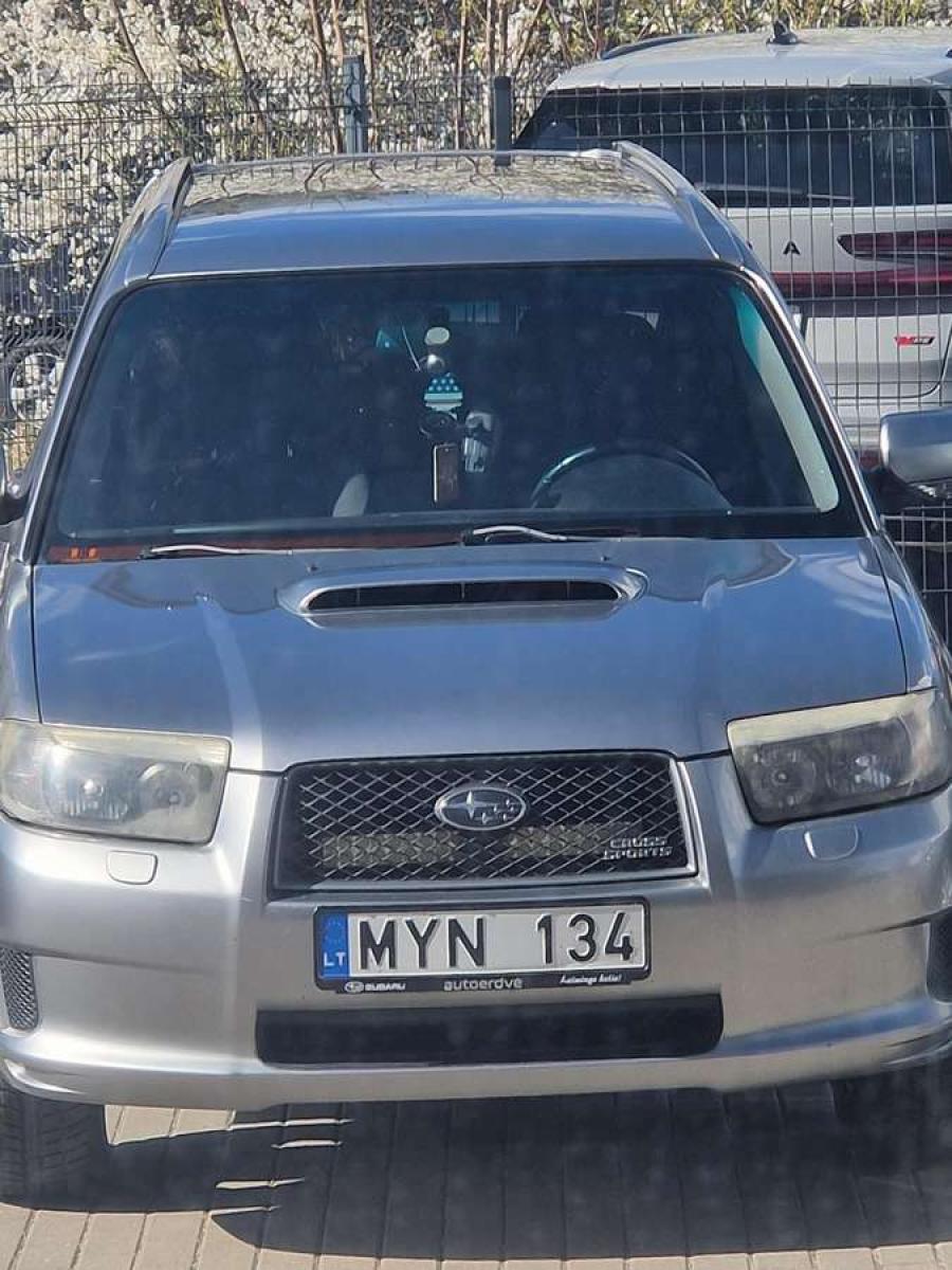 Pelēks Subaru Forester 2007 Viļņa, ar dzinēja tilpumu 2.50 L un nobraukumu 305 tūkst. km par 5000 €, foto 15 vietnē AUTOMOTO.COM.LV
