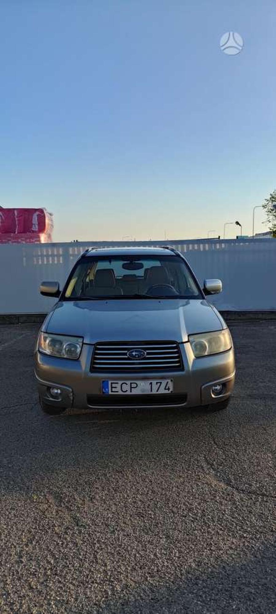 Pelēks Subaru Forester 2008 Kauņa, ar dzinēja tilpumu 2.50 L un nobraukumu 250 tūkst. km par 2500 €, foto 1 vietnē AUTOMOTO.COM.LV