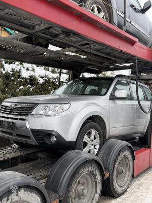 Grey Subaru Forester 2009 in Utena, with an engine capacity of 1.99 L and mileage of 207 thousand km for 6750 €, photo  on AUTOMOTO.COM.LV