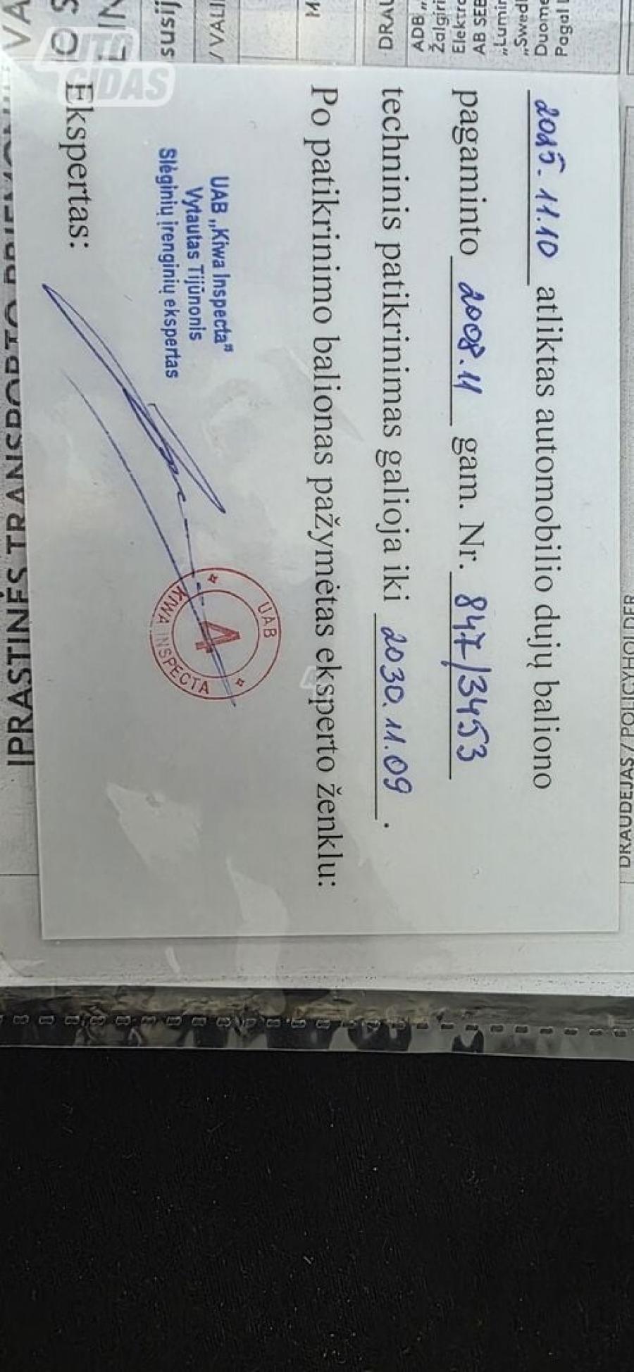 Серый Субару Форестер 2009 в Вильнюс, объемом двигателя 2.00 л и пробегом 150 тыс. км за 5500 €, фото 15 на AUTOMOTO.COM.LV