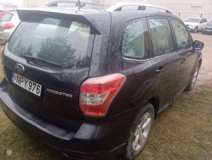 Grey Subaru Forester 2013 in Vilnius, with an engine capacity of 2.00 L and mileage of 265 thousand km for 6600 €, photo 4 on AUTOMOTO.COM.LV