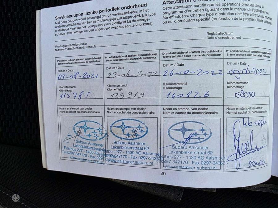 Серый Субару Форестер 2013 в Утена, объемом двигателя 2.00 л и пробегом 246 тыс. км за 8650 €, фото 16 на AUTOMOTO.COM.LV