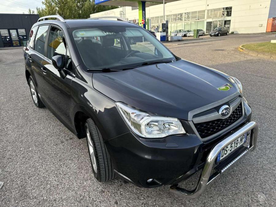 Grey Subaru Forester 2014 in Kaunas, with an engine capacity of 2.00 L and mileage of 286 thousand km for 7690 €, photo 12 on AUTOMOTO.COM.LV