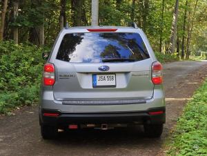 Grey Subaru Forester 2014 in Vilnius, with an engine capacity of 2.50 L and mileage of 182 thousand km for 9800 €, photo 4 on AUTOMOTO.COM.LV
