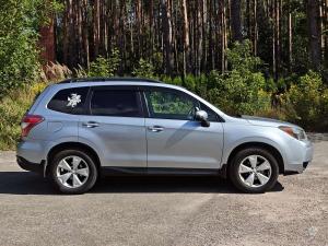 Grey Subaru Forester 2014 in Vilnius, with an engine capacity of 2.50 L and mileage of 182 thousand km for 9800 €, photo 8 on AUTOMOTO.COM.LV