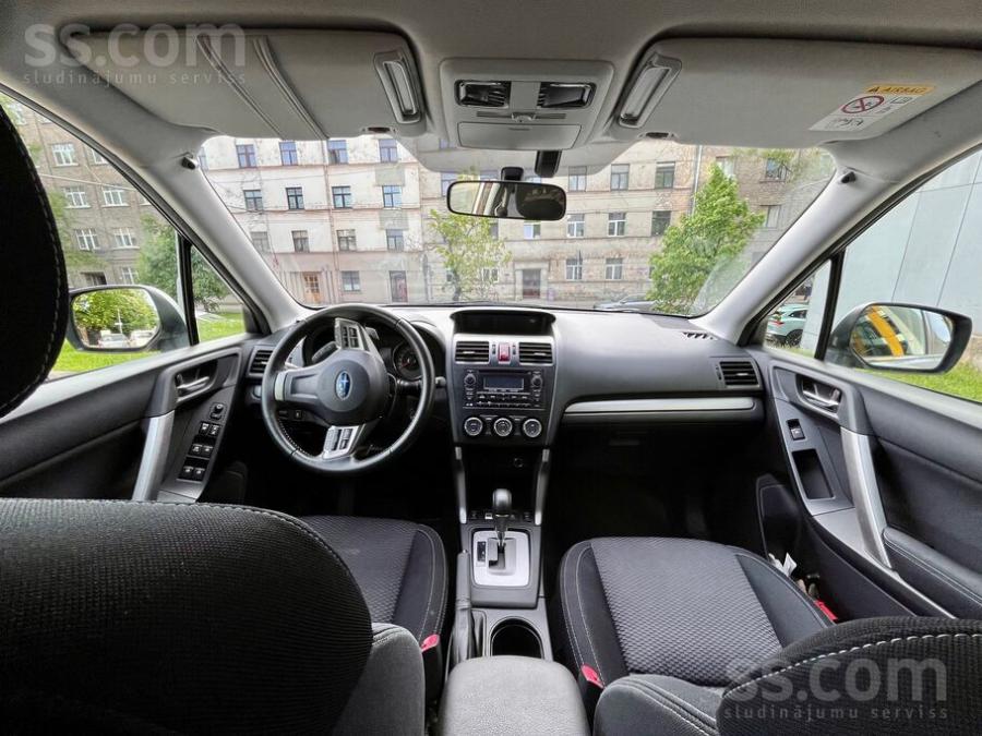 Grey Subaru Forester 2015 in Riga, with an engine capacity of 2.00 L and mileage of 148 thousand km for 6500 €, photo 12 on AUTOMOTO.COM.LV