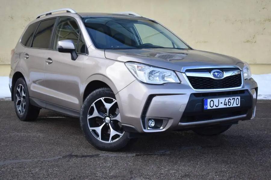 Pelēks Subaru Forester 2015 Talsi, ar dzinēja tilpumu 2.00 L un nobraukumu 188 tūkst. km par 8800 €, foto 1 vietnē AUTOMOTO.COM.LV