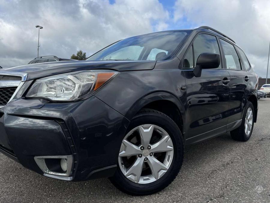 Pelēks Subaru Forester 2015 Viļņa, ar dzinēja tilpumu 2.50 L un nobraukumu 78 tūkst. km par 8990 €, foto 5 vietnē AUTOMOTO.COM.LV