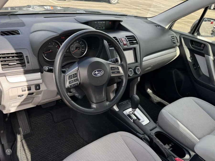Pelēks Subaru Forester 2015 Viļņa, ar dzinēja tilpumu 2.50 L un nobraukumu 78 tūkst. km par 8990 €, foto 17 vietnē AUTOMOTO.COM.LV