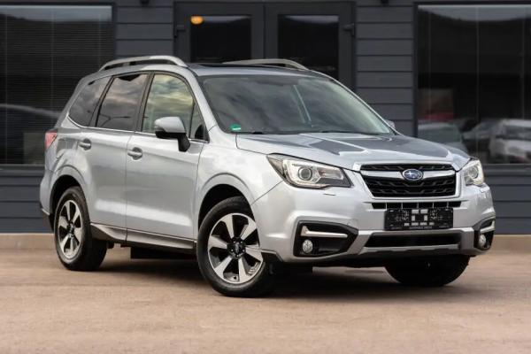 Pelēks Subaru Forester 2016 Jelgava, ar dzinēja tilpumu 2.00 L un nobraukumu 150 tūkst. km par 14350 €, foto 1 vietnē AUTOMOTO.COM.LV