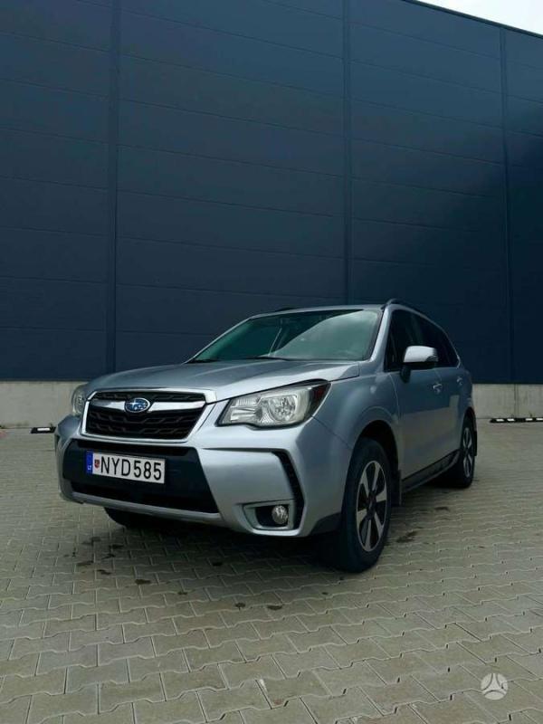Pelēks Subaru Forester 2017 Šauļi, ar dzinēja tilpumu 2.50 L un nobraukumu 219 tūkst. km par 11250 €, foto 1 vietnē AUTOMOTO.COM.LV