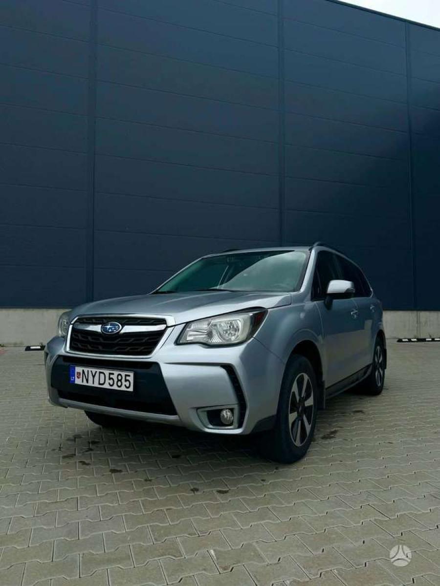 Pelēks Subaru Forester 2017 Šauļi, ar dzinēja tilpumu 2.50 L un nobraukumu 219 tūkst. km par 11250 €, foto 1 vietnē AUTOMOTO.COM.LV