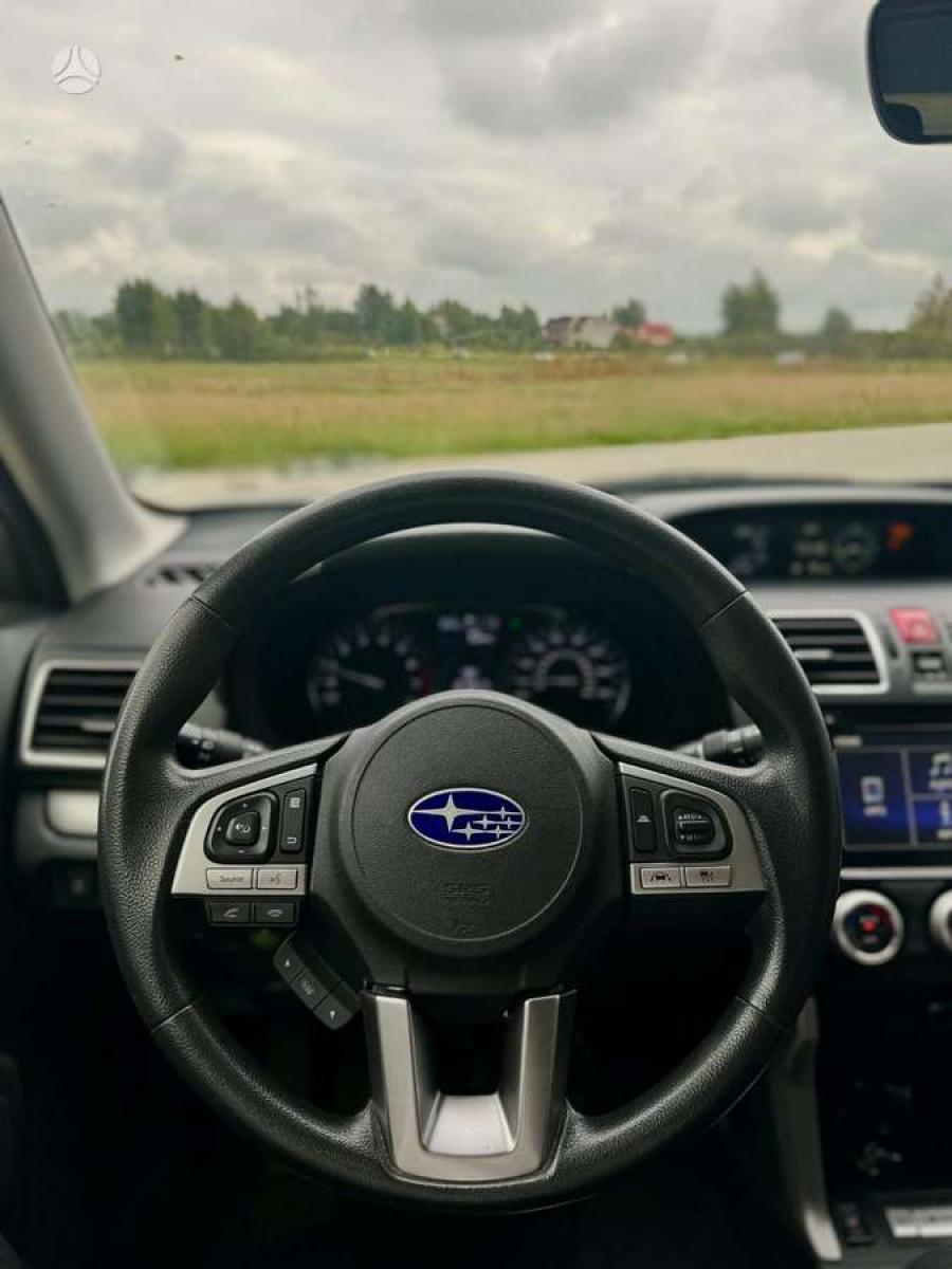 Pelēks Subaru Forester 2017 Šauļi, ar dzinēja tilpumu 2.50 L un nobraukumu 219 tūkst. km par 11250 €, foto 9 vietnē AUTOMOTO.COM.LV