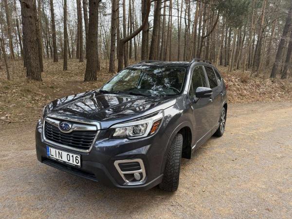 Pelēks Subaru Forester 2019 Viļņa, ar dzinēja tilpumu 2.50 L un nobraukumu 73 tūkst. km par 19000 €, foto 1 vietnē AUTOMOTO.COM.LV